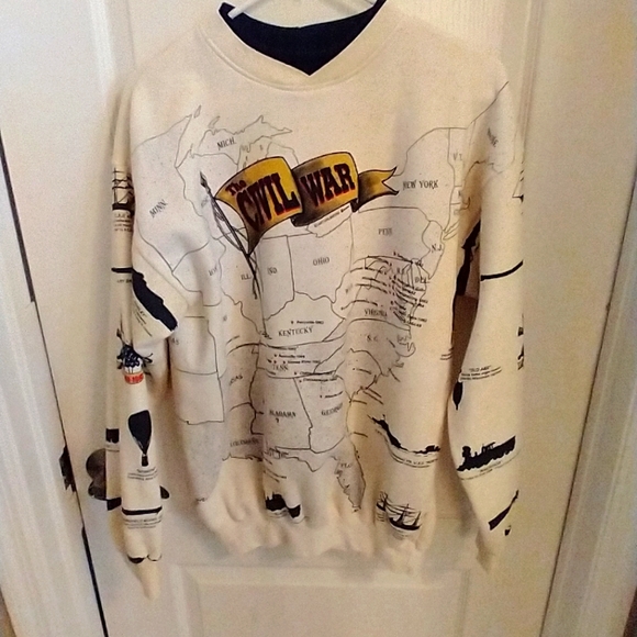 Art Unlimited Sportswear | Shirts | Art Unlimited Civil War Map ...